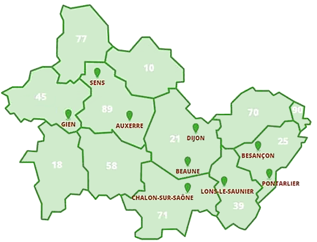 Nos implantations - E3R